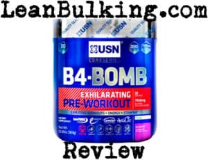 USN B4-Bomb Review | Pre-Workout Supplement | Does It Work?