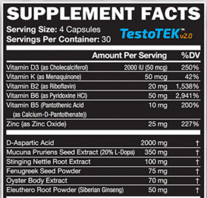 TestoTEK Review | Testosterone Booster Supplement | Does It Work?