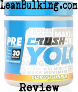 Crush YOLO Review | Pre-Workout | Ingredients | Side Effects | Worth It?