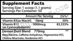 Insane Labz DEMON DUST Review | Expert Pre-Workout Analysis