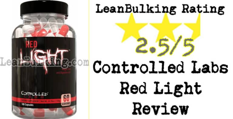 Controlled Labs Red Light Review - Fat Burner Analysis | LeanBulking