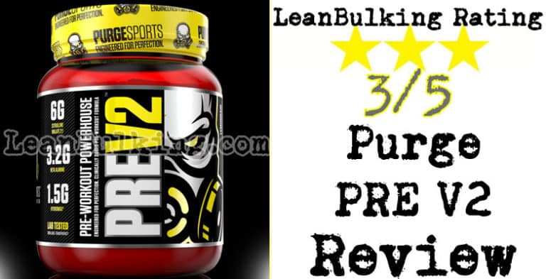 Purge PRE V2 Review | Expert Pre-Workout Analysis | Does It Work ...